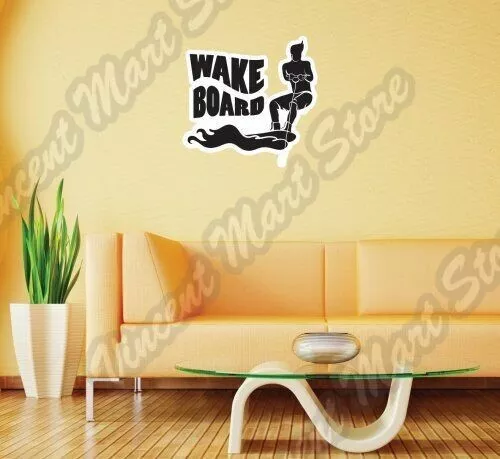 DOPASTICKER Wakeboard Wakeboarding Bindings Water Sport Wall Sticker ...