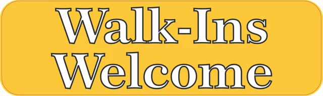 DOPASTICKER Walk-Ins Welcome Sticker Business Stickers Door Sticker ...