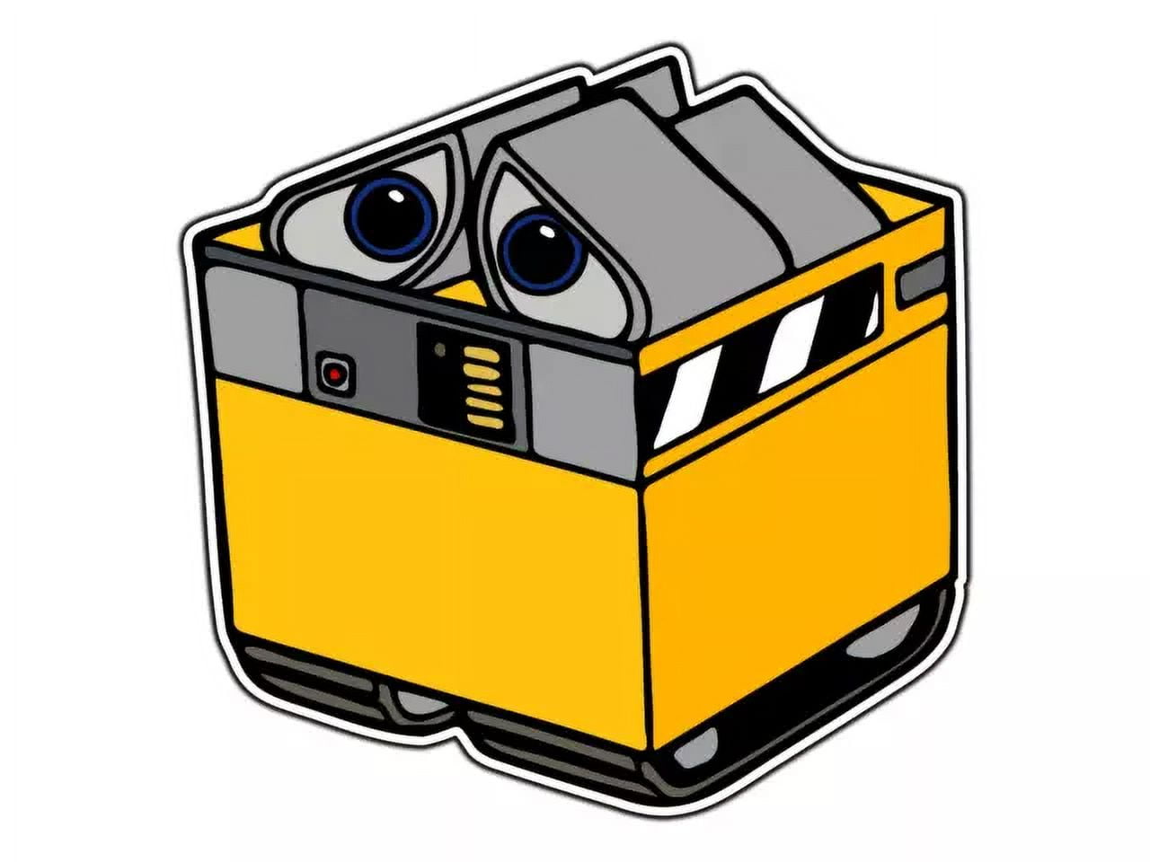 DOPASTICKER Wall-E Boxed Decorative Laptop, Phone Stickers, Waterproof ...