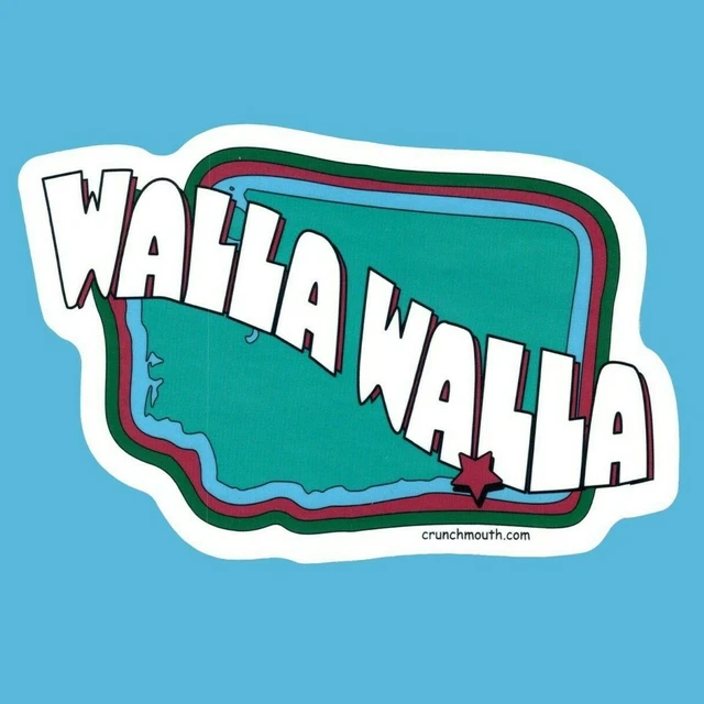 DOPASTICKER Walla Walla Washington Car Truck Sticker Window Skateboard ...