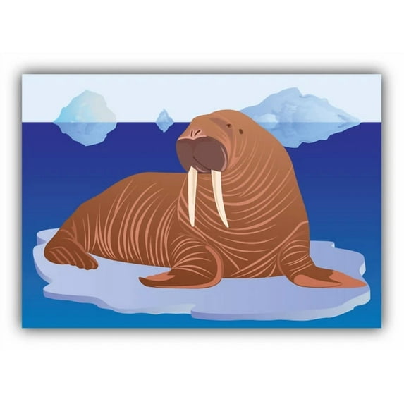 DOPASTICKER Walrus Iceberg Sticker Decal Phone Decal Water Bottle ...