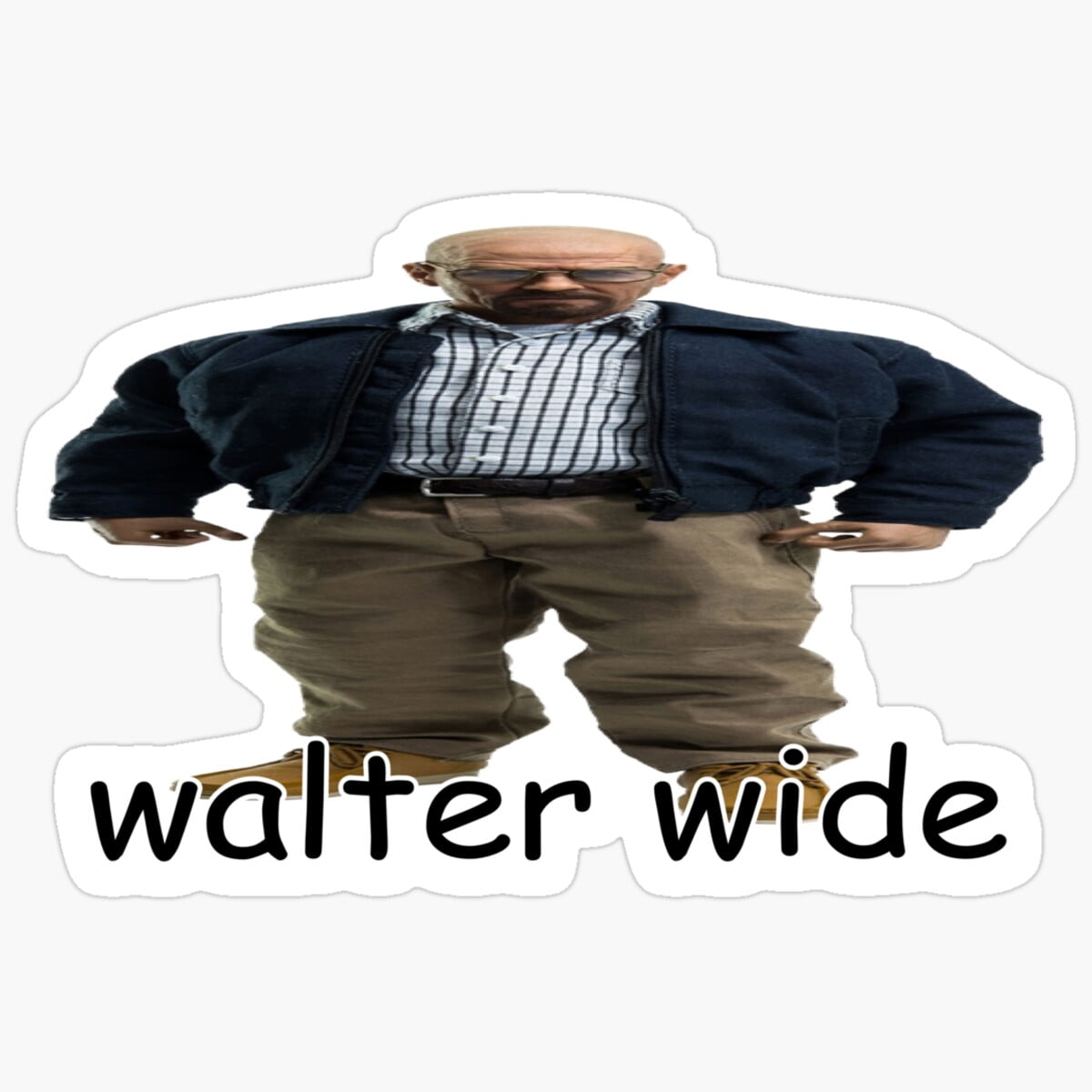 DOPASTICKER Walter Wide Breaking Bad Walter White Sticker. Gift You ...