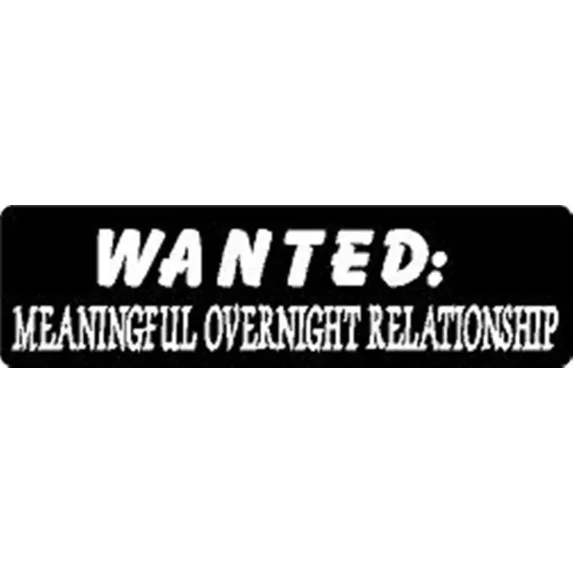 DOPASTICKER Wanted Meaningful Overnight Relationship Sticker Phone ...