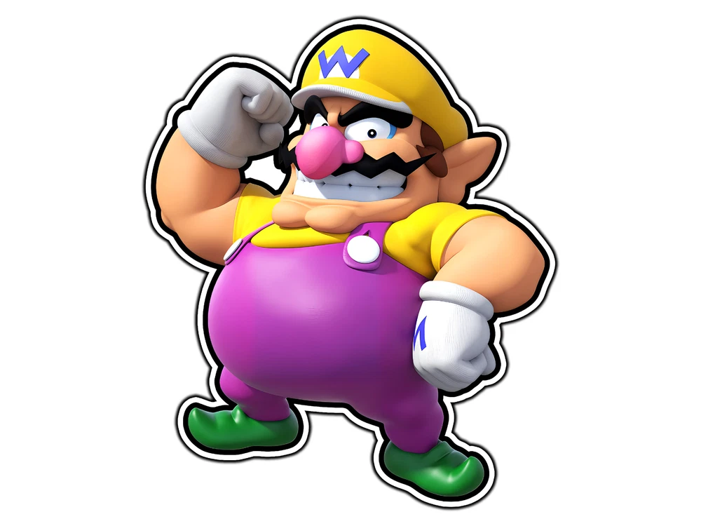 DOPASTICKER Wario #1 Sticker Decal Phone Decal Water Bottle Stickers ...