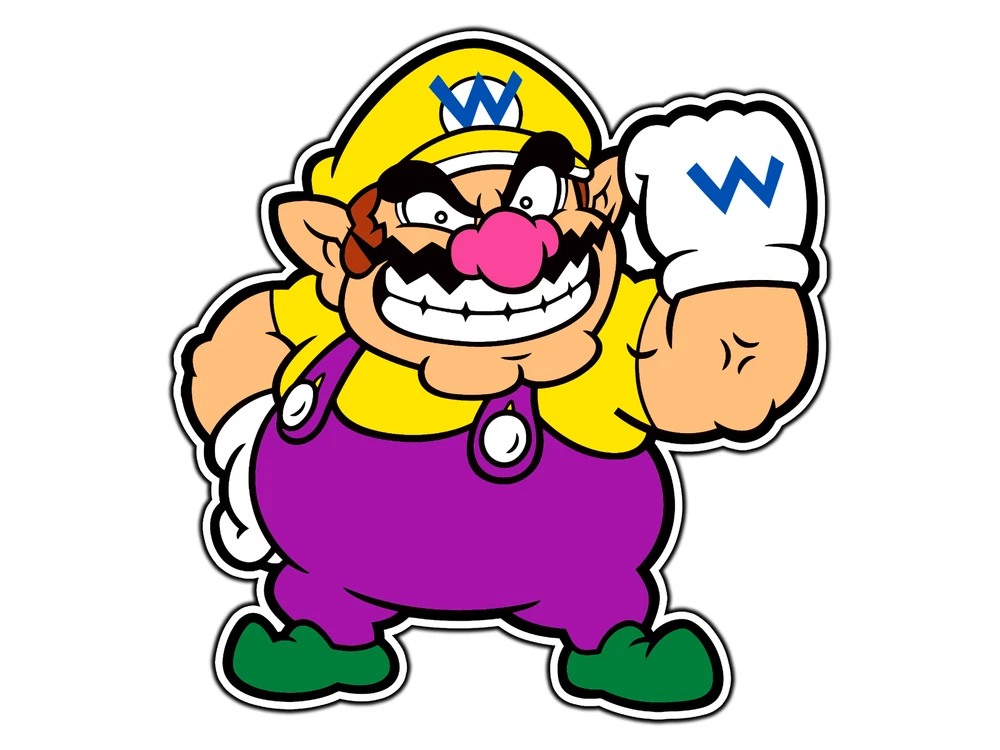 DOPASTICKER Wario 2D Sticker Decal Phone Decal Water Bottle Stickers ...