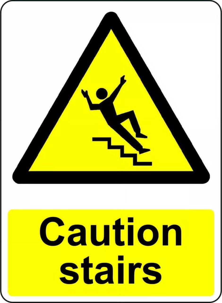 DOPASTICKER Warning Caution Stairs Osha Decal Safety Sign Us Made ...