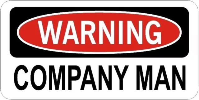 DOPASTICKER Warning Company Man Sticker Hard Hat Sticker Phone Decal ...