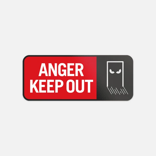 DOPASTICKER Warning Sign Anger Keep Out Sticker Decal Phone Decal Water ...