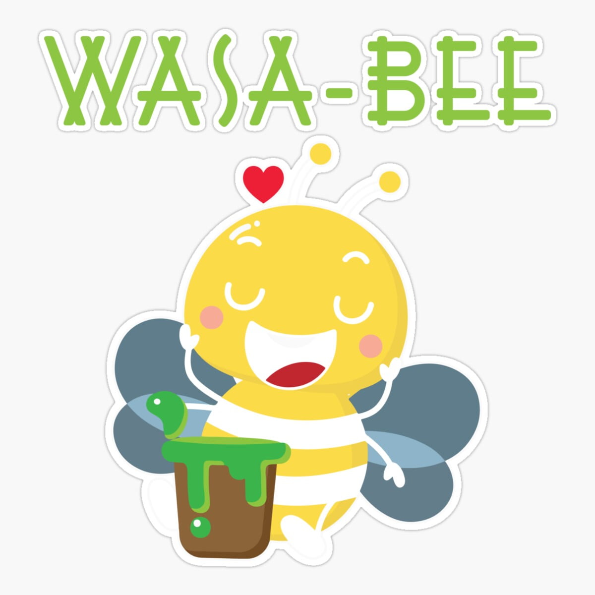 DOPASTICKER Wasabi Sticker, Phone Sticker Car Stickers, Birthday Gift ...