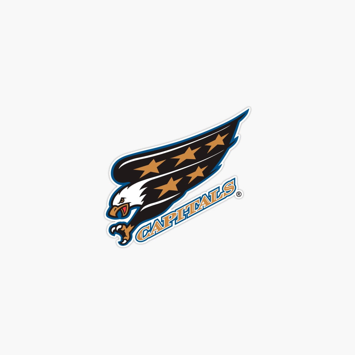 DOPASTICKER Washington Capitals Alternate Logo Sticker, Phone Sticker ...