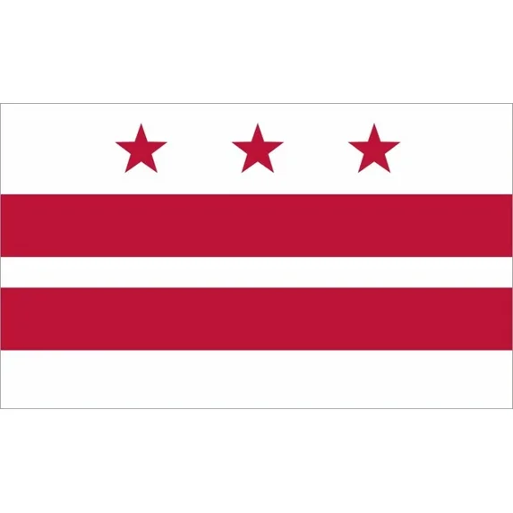 DOPASTICKER Washington Dc Flag Sticker Phone Sticker, Latop Sticker ...
