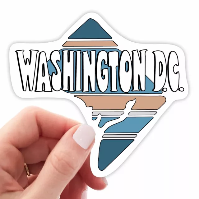 DOPASTICKER Washington Dc Sticker, Laptop Decal Phone Decal Water ...