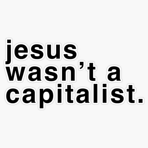 DOPASTICKER Wasn'T A Capitalist (Black) Sticker, Phone Sticker Car ...