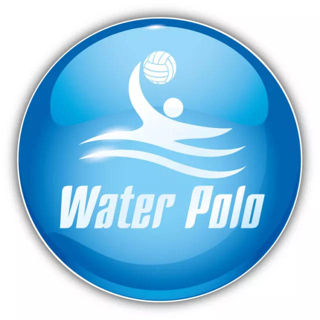 DOPASTICKER Water Polo Glossy Label Sticker Decal Phone Decal Water ...