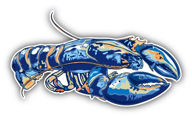 DOPASTICKER Watercolor Lobster Sticker Decal Phone Decal Water Bottle ...