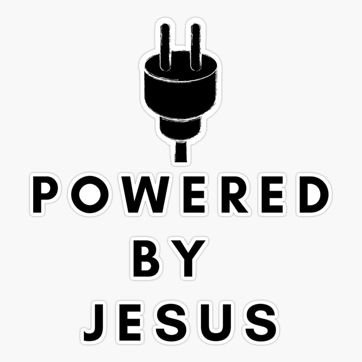 DOPASTICKER We Are Powered By Sticker, Phone Sticker Water Bottle ...