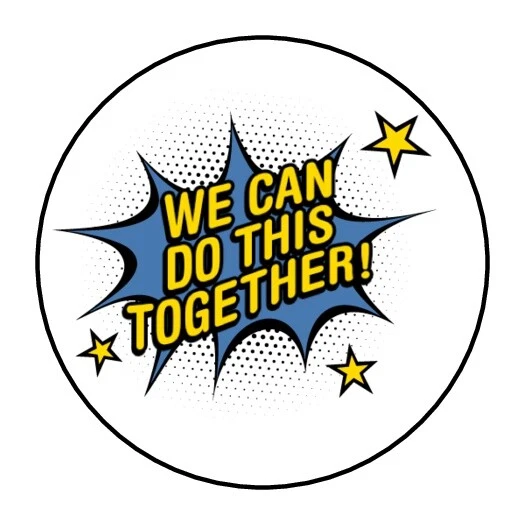 DOPASTICKER We Can Do This Together Stickers Phone Decal Water Bottle ...