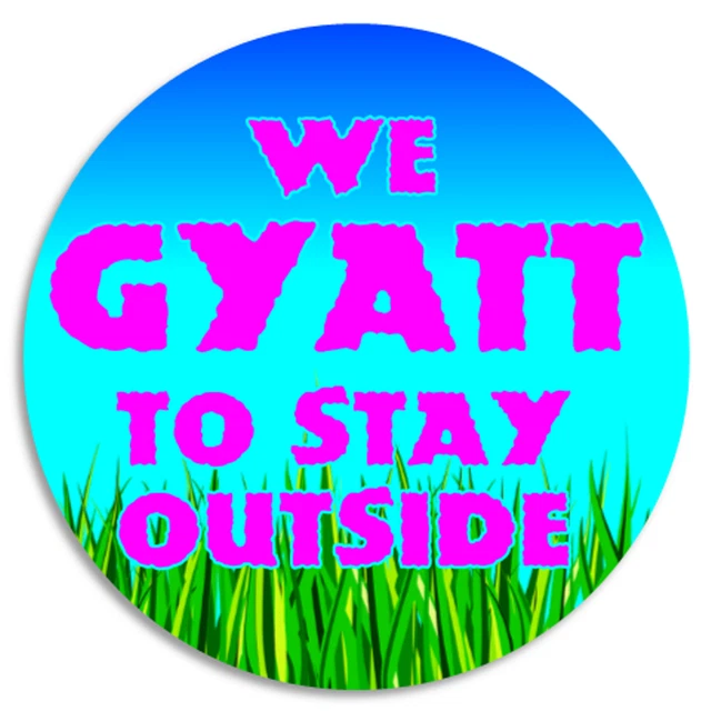 DOPASTICKER We Gyatt To Stay Outside, Rizz Phone Decal Water Bottle ...
