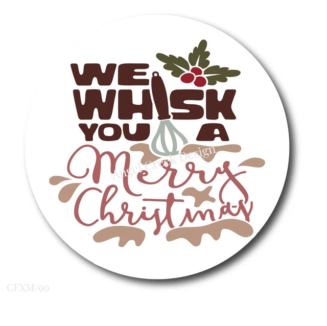 DOPASTICKER We Whisk You A Merry Chri.Stm.As Scrapbook Stickers Phone ...