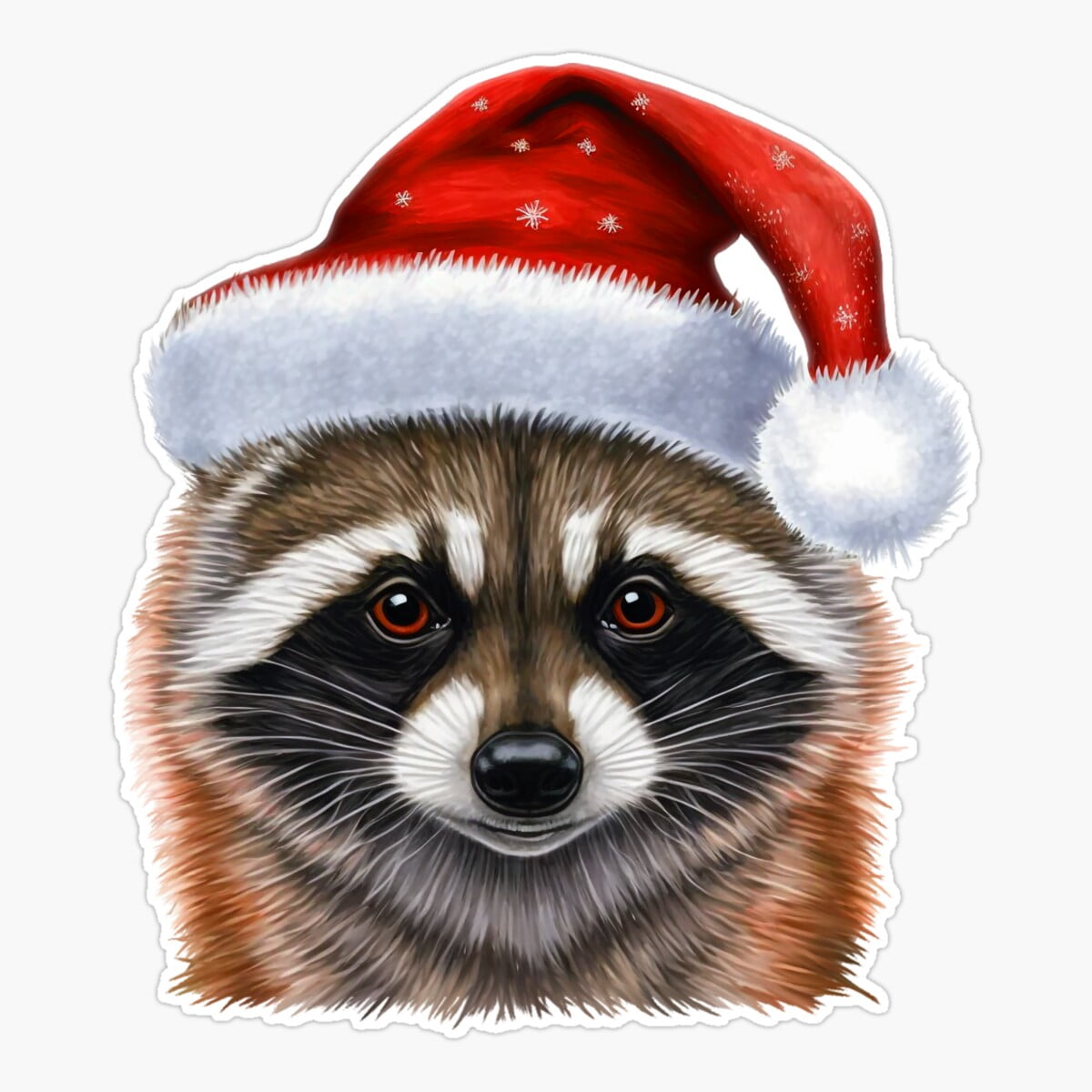 DOPASTICKER Wearing Jolly Man Hat, Nature Sticker, Phone Sticker Car ...