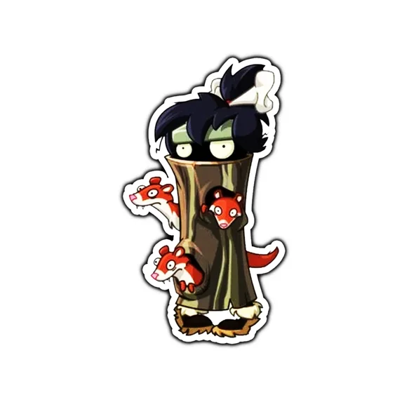 DOPASTICKER Weasel Hoarder Sticker Decal Phone Decal Water Bottle ...