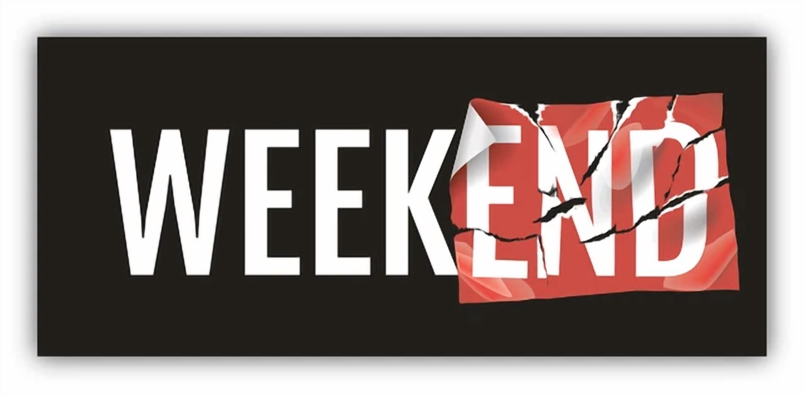 DOPASTICKER Weekend Sticker Decal Phone Decal Water Bottle Stickers ...