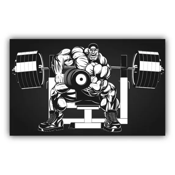DOPASTICKER Weightlifter Gym Label Car Sticker Phone Decal Water Bottle ...