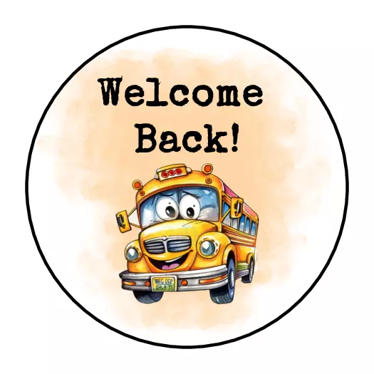 DOPASTICKER Welcome Back To School Bus Stickers Gift You - Decorate ...