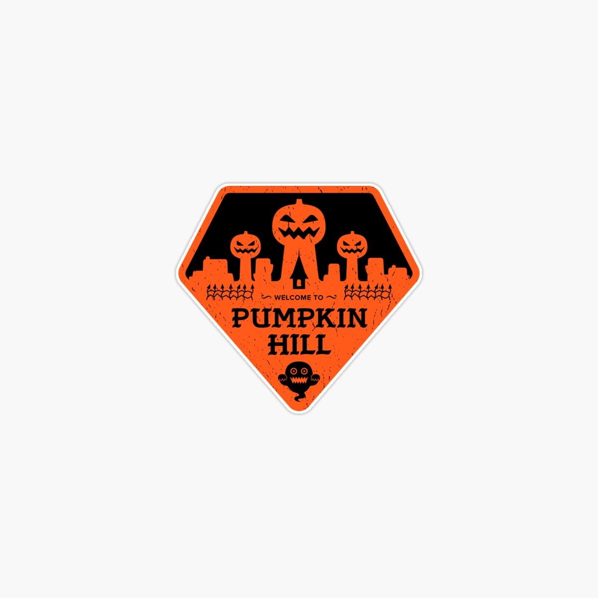 DOPASTICKER Welcome To Pumpkin Hill Sticker, Phone Sticker Car Stickers ...