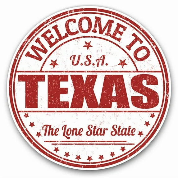 DOPASTICKER Welcome To Texas Lone Star State Usa Cool Gift, Phone ...