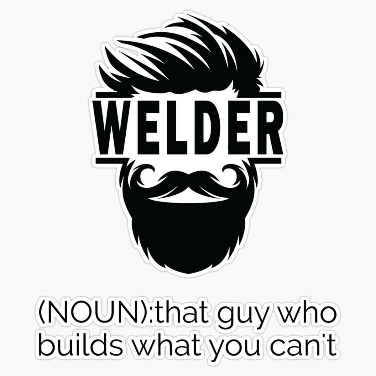 DOPASTICKER Welder Definition V2 Sticker, Phone Sticker Water Bottle ...