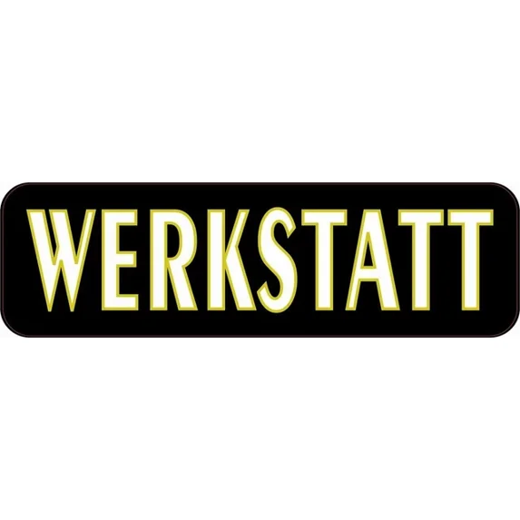 DOPASTICKER Werkstatt German Workshop Sticker Phone Sticker, Latop ...