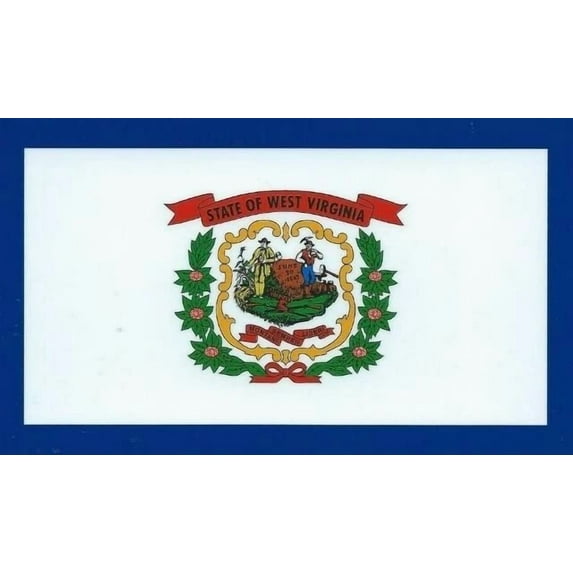 DOPASTICKER West Virginia State Flag Stickers Car Sticker Phone Sticker ...