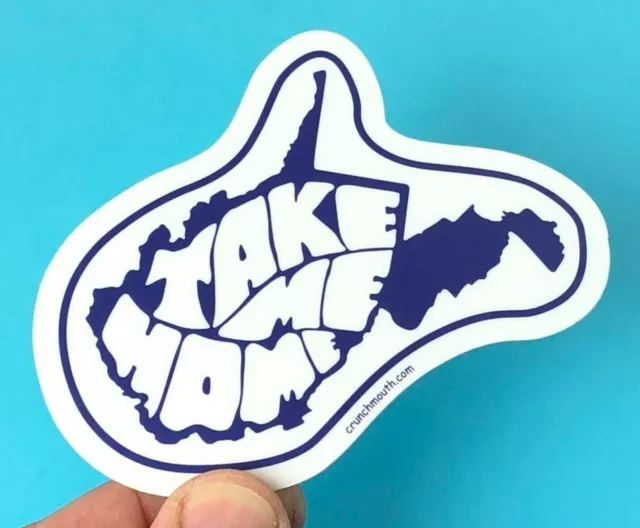 DOPASTICKER West Virginia Take Me Home Country Roads State Sticker ...