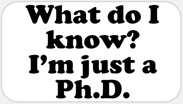 DOPASTICKER What Do I Know I'M Just A Phd, Doctoral Phone Decal Water ...