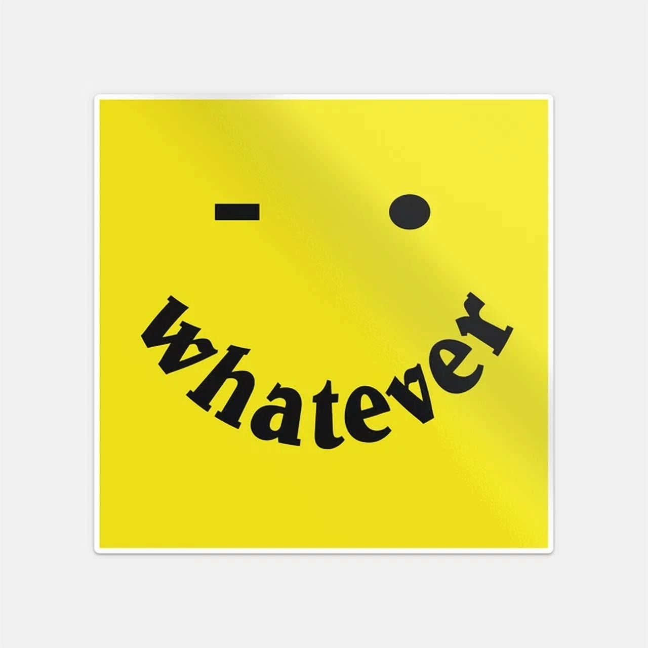 DOPASTICKER Whatever Smiley Sticker Decal Phone Decal Water Bottle ...