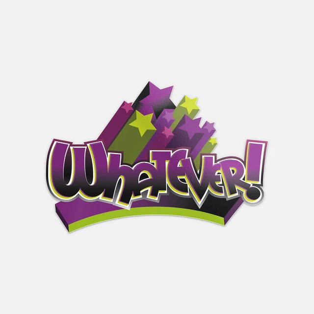 DOPASTICKER Whatever Sticker Decal Phone Decal Water Bottle Stickers ...