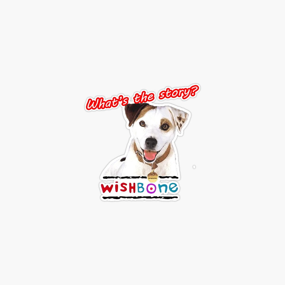 DOPASTICKER Whats The Story Wishbone Tribute Sticker, Phone Sticker Car ...