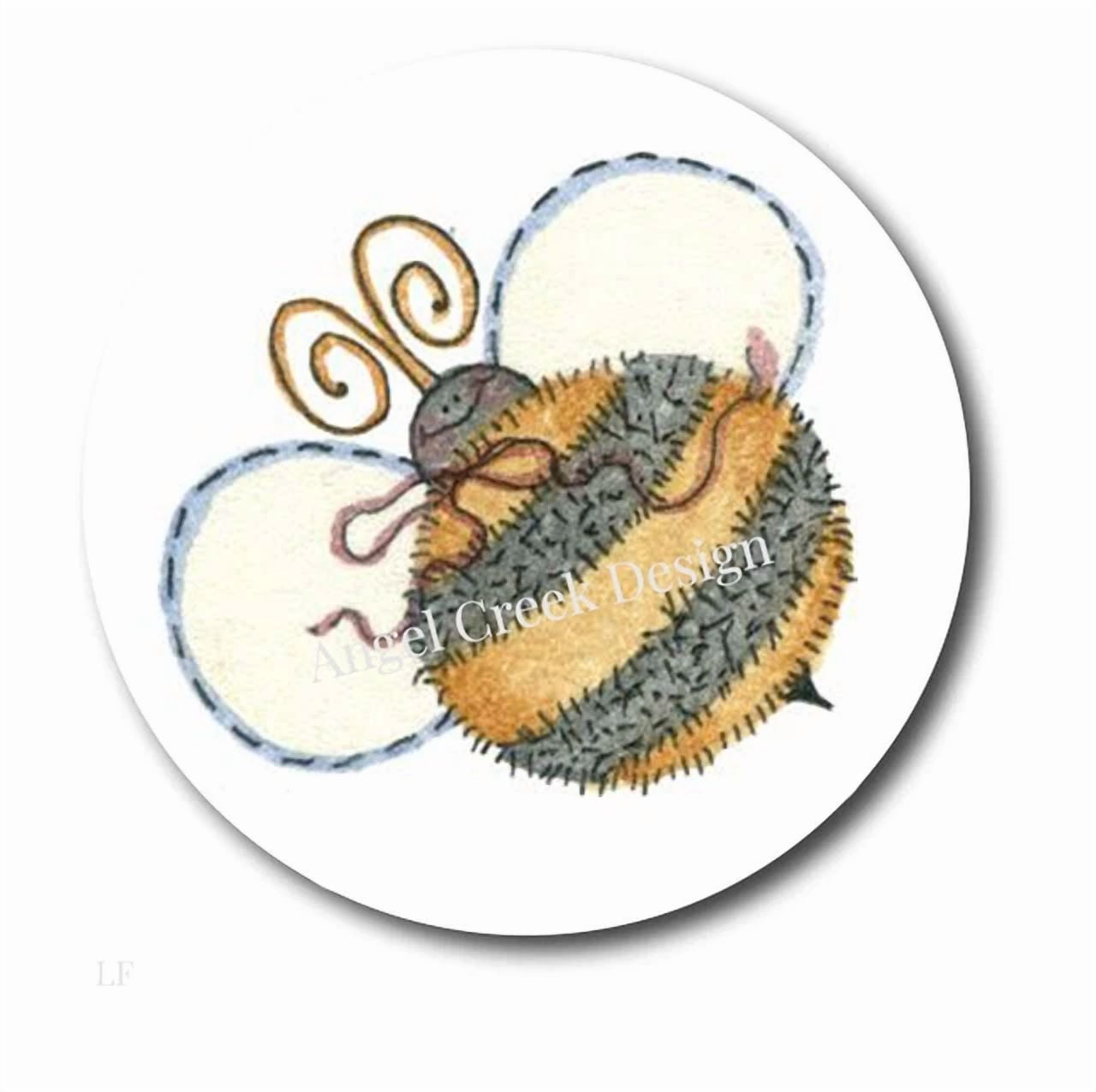 DOPASTICKER Whimsical Prim Bumblebee Scrapbook Stickers Country Bee ...