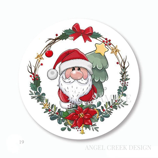 DOPASTICKER Whimsical San.Ta And Chri.Stm.As Tree Scrapbook Stickers ...