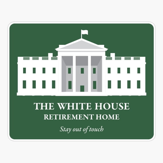 DOPASTICKER White House Retirement Home Sticker, Phone Sticker Car ...