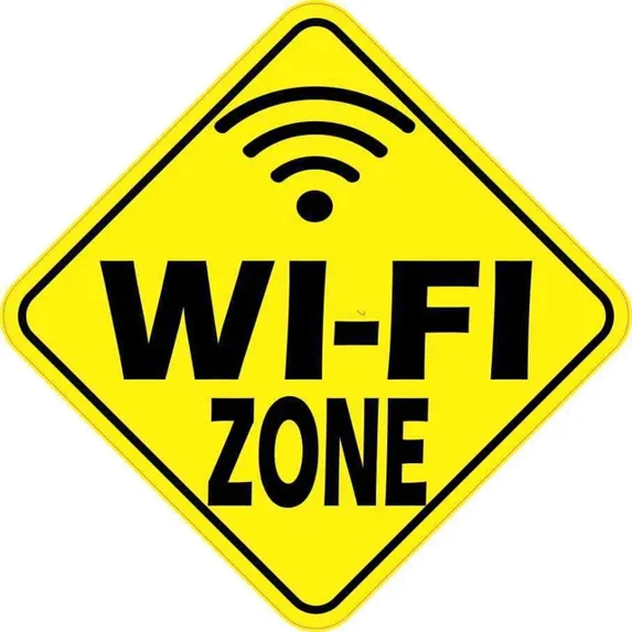 DOPASTICKER Wi-Fi Zone Sticker Phone Sticker, Latop Sticker, Lover Gift ...