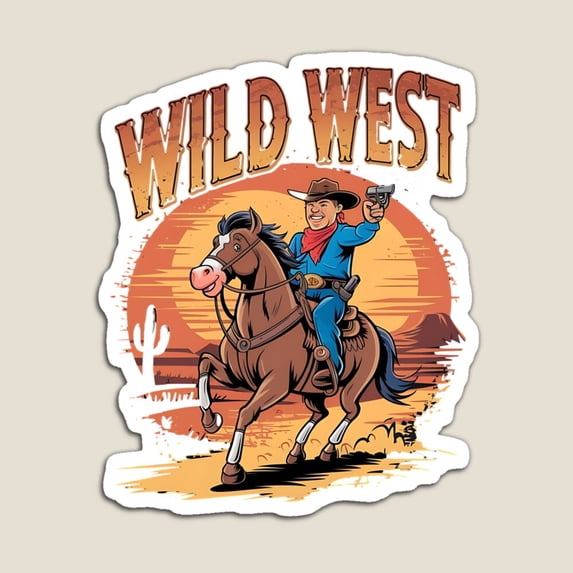 DOPASTICKER Wild West Winner Traditional Cowboy Spirit Sticker Phone ...