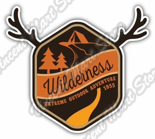 DOPASTICKER Wilderness Extreme Outdoor Adventure Travel Car Sticker ...