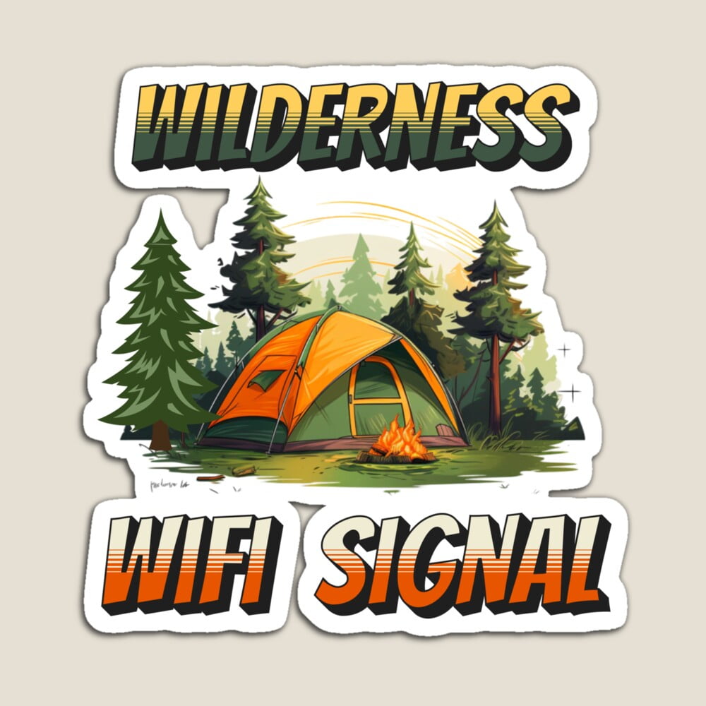 DOPASTICKER Wilderness Territory Solo Traveler Brave Wilderness Strange ...