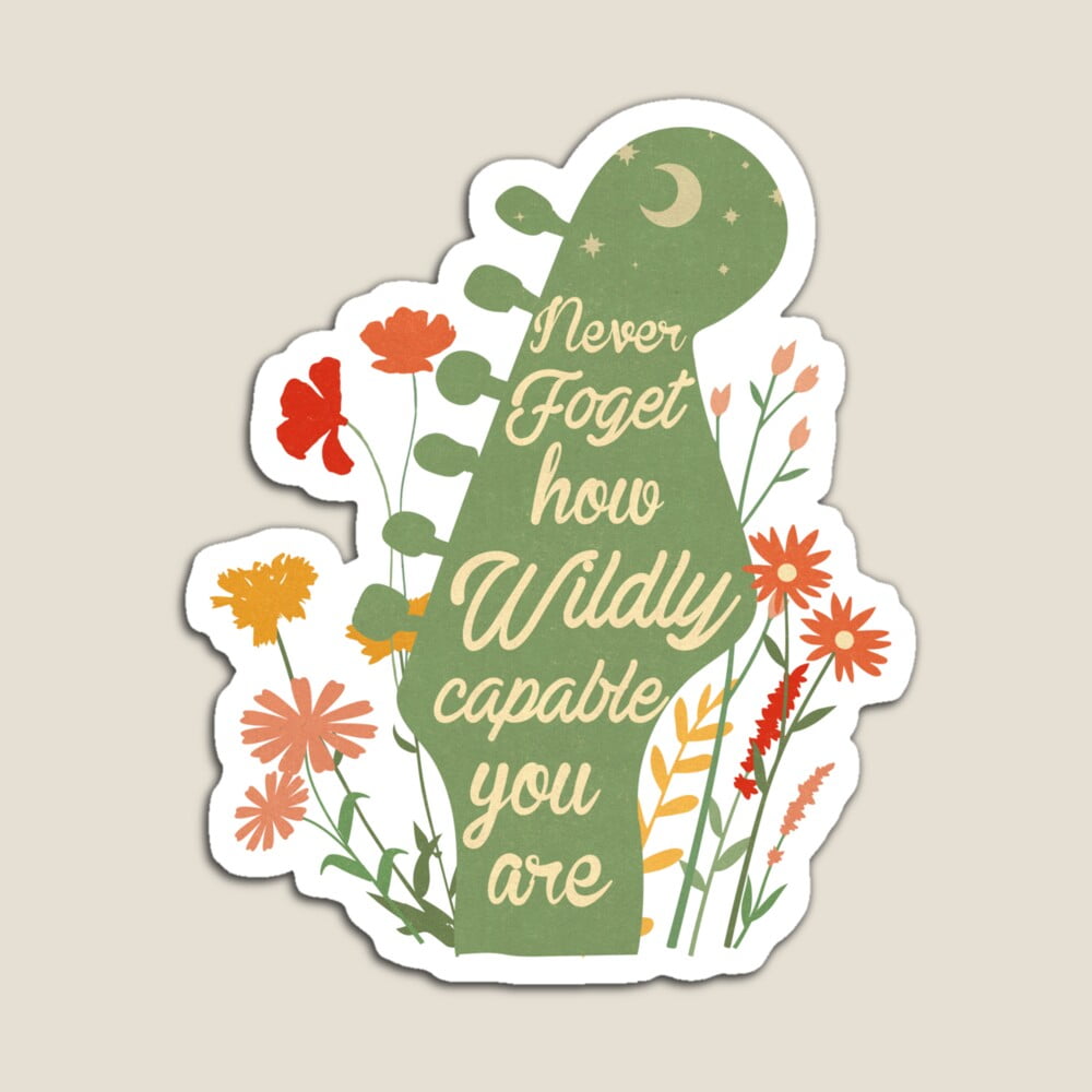 DOPASTICKER Wildly Capable You Are Sticker Decorative Laptop, Phone ...