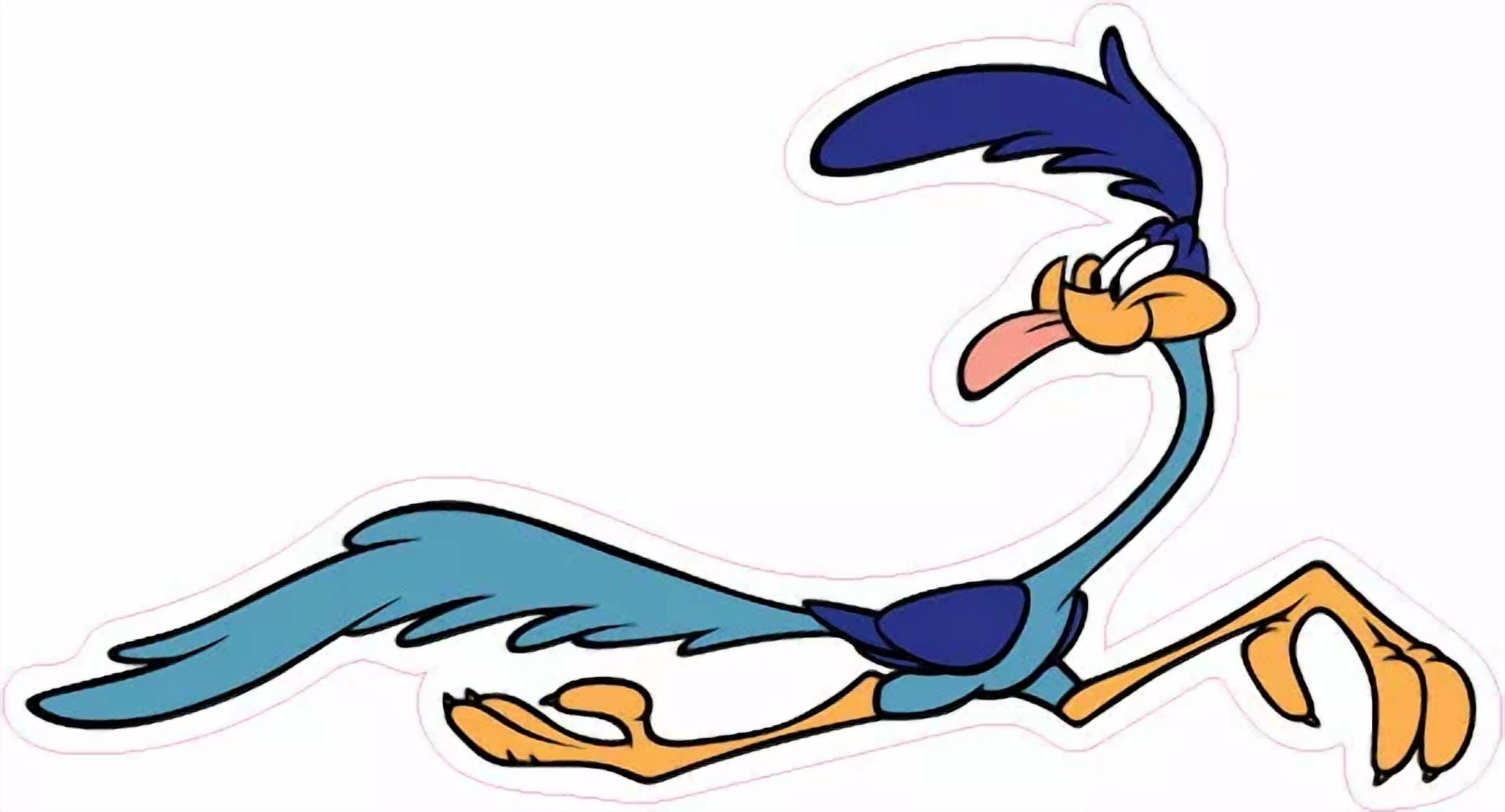 DOPASTICKER Wile Coyote Road Runner Beep Window Sticker, Phone Stickers ...