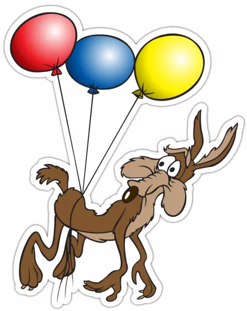 DOPASTICKER Wile Coyote The Road Runner Cartoon Window Sticker Decal ...