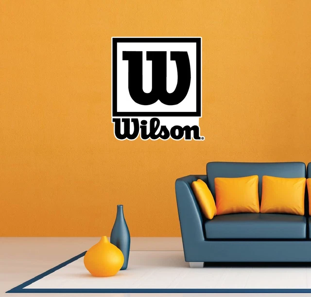 DOPASTICKER Wilson Tennis Racquet Ball Room Wall Garage Decor Sticker ...