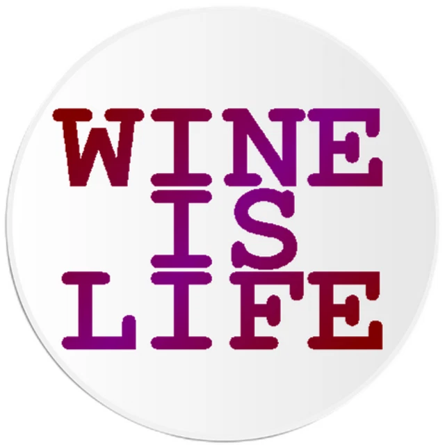 DOPASTICKER Wine Is Life, Wino Phone Decal Water Bottle Stickers, Cars ...